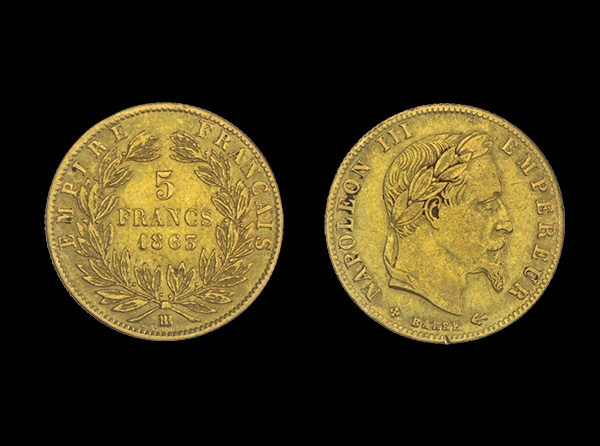 Monede de aur 5 Franci - la comanda | Aurom Investment